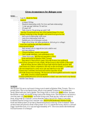 Given Circumstances 130 Worksheet for Open Scene 2021 2-1 - GIVEN ...