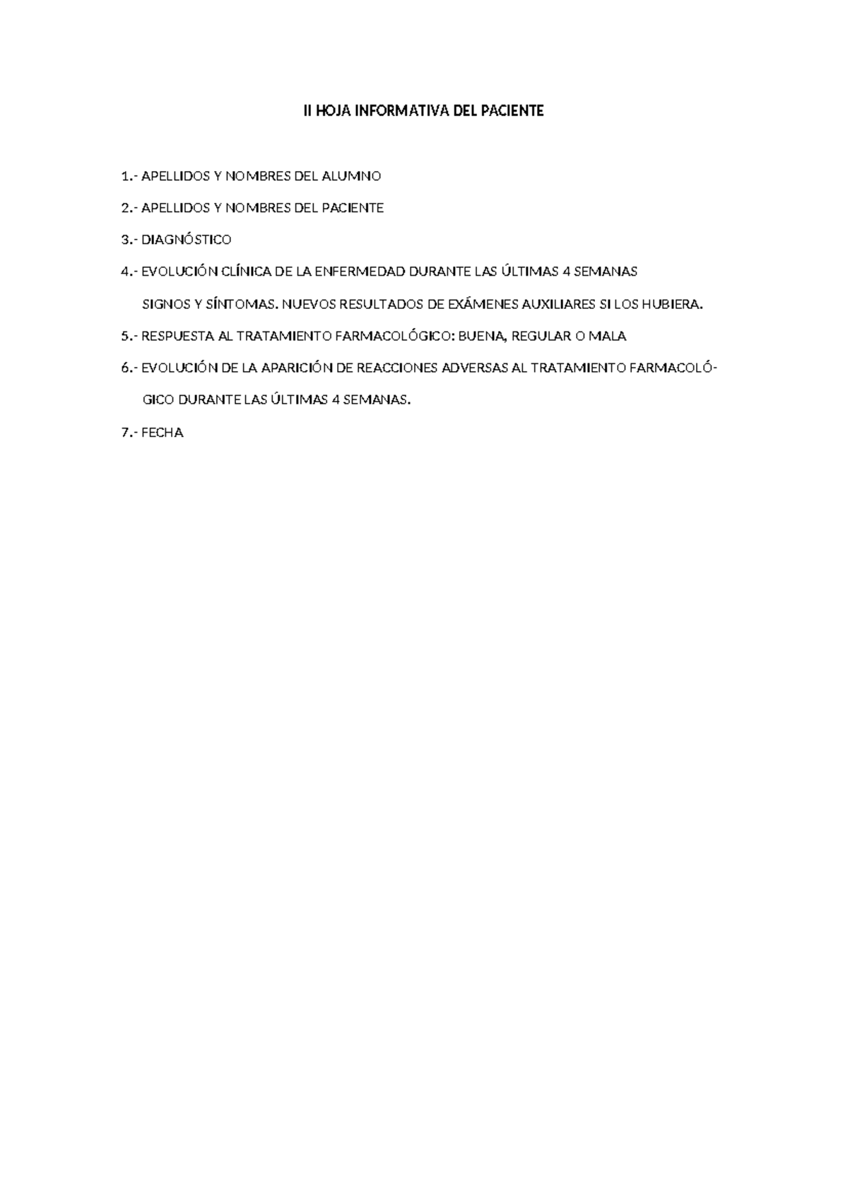 II HOJA Informativa - espero les sirva - II HOJA INFORMATIVA DEL ...