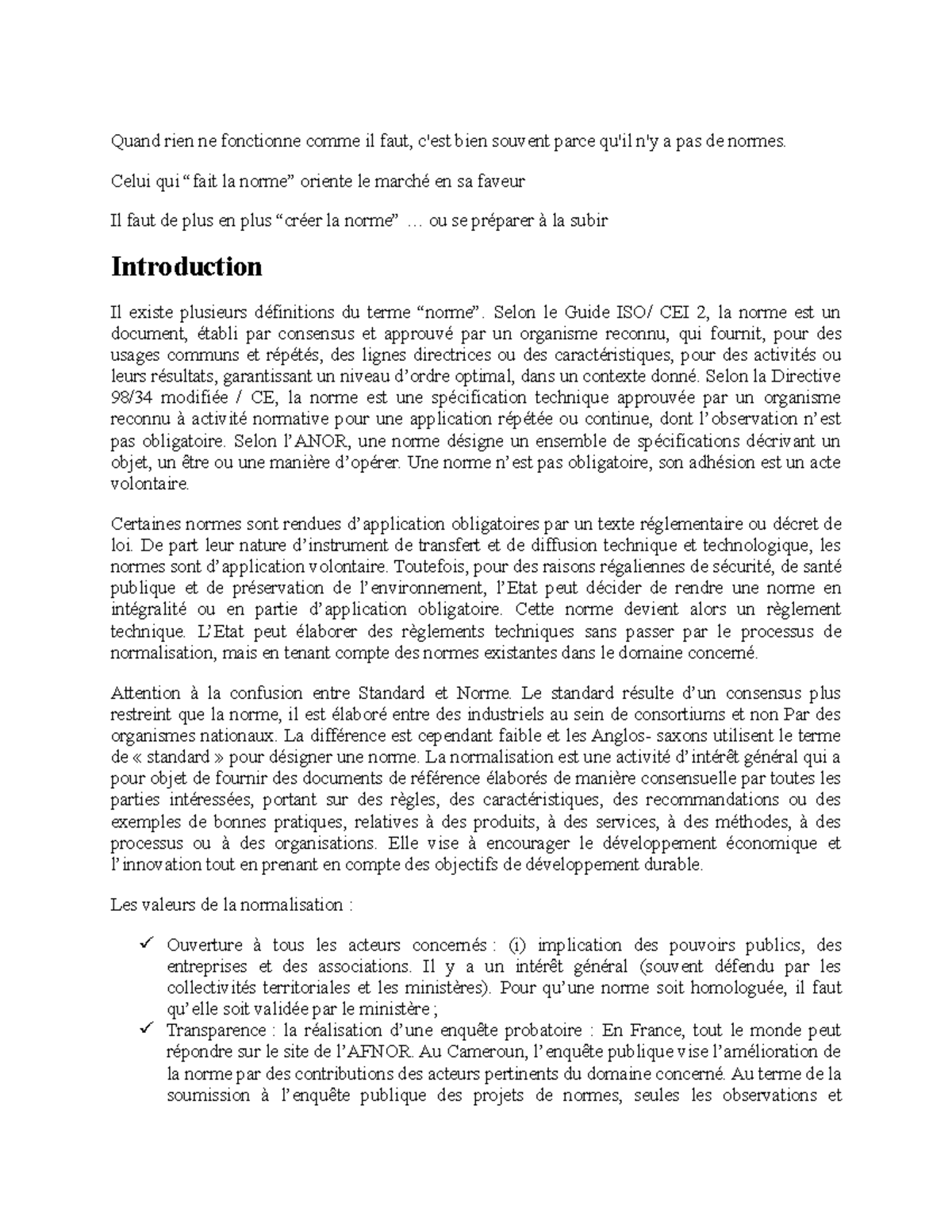 Introduction - Quand rien ne fonctionne comme il faut, c'est bien ...