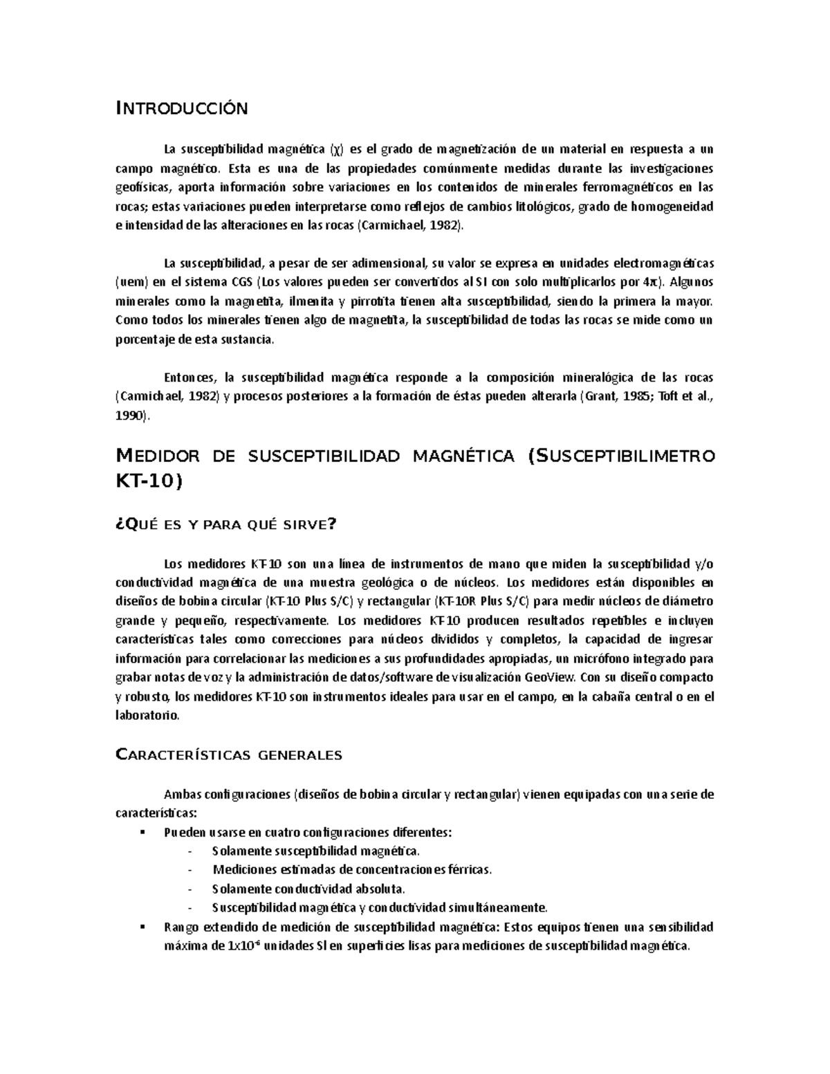 377017764 Susceptibilimetro KT 10 - La susceptibilidad es el grado de ...