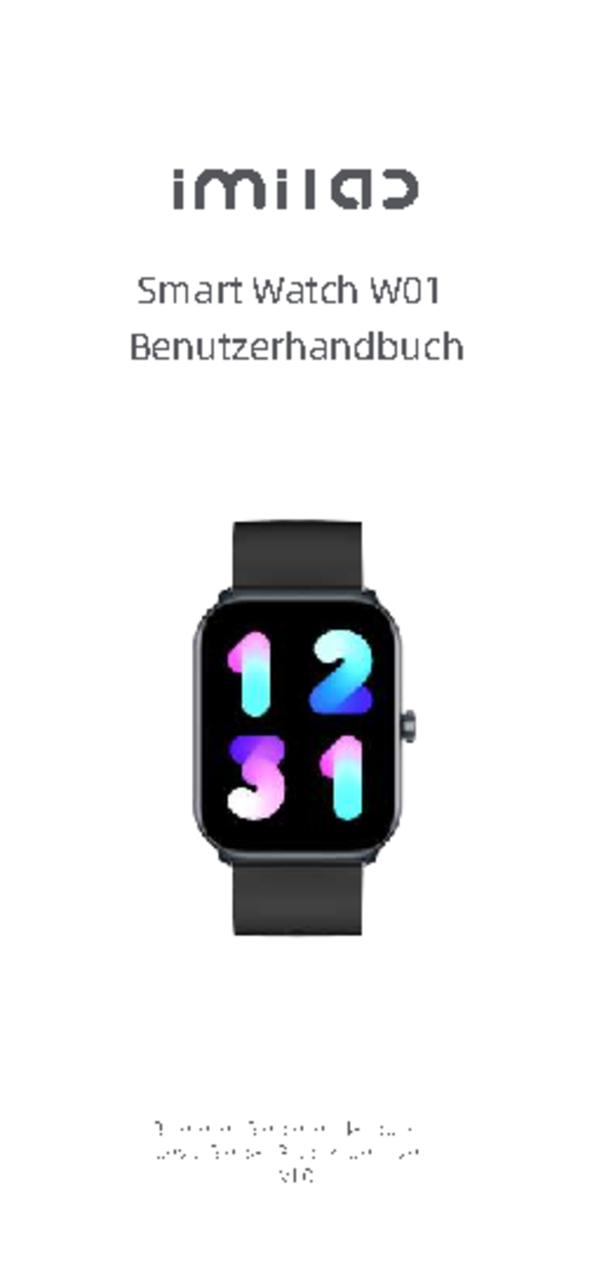 1651842631611 - No - Smart Watch W Benutzerhandbuch Bitte lesen Sie ...
