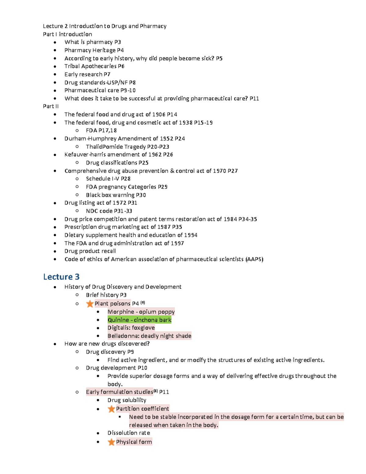 Study gudie Exam1 - Summary for exam 1. important info is highlighted ...