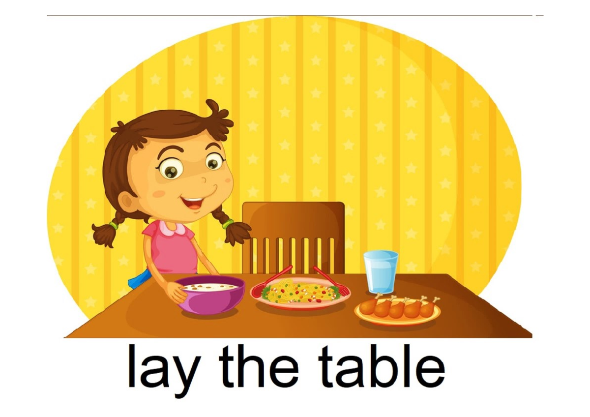Daily routines 1 - ffsdf - tecnologia educativa - lay the table lay the ...