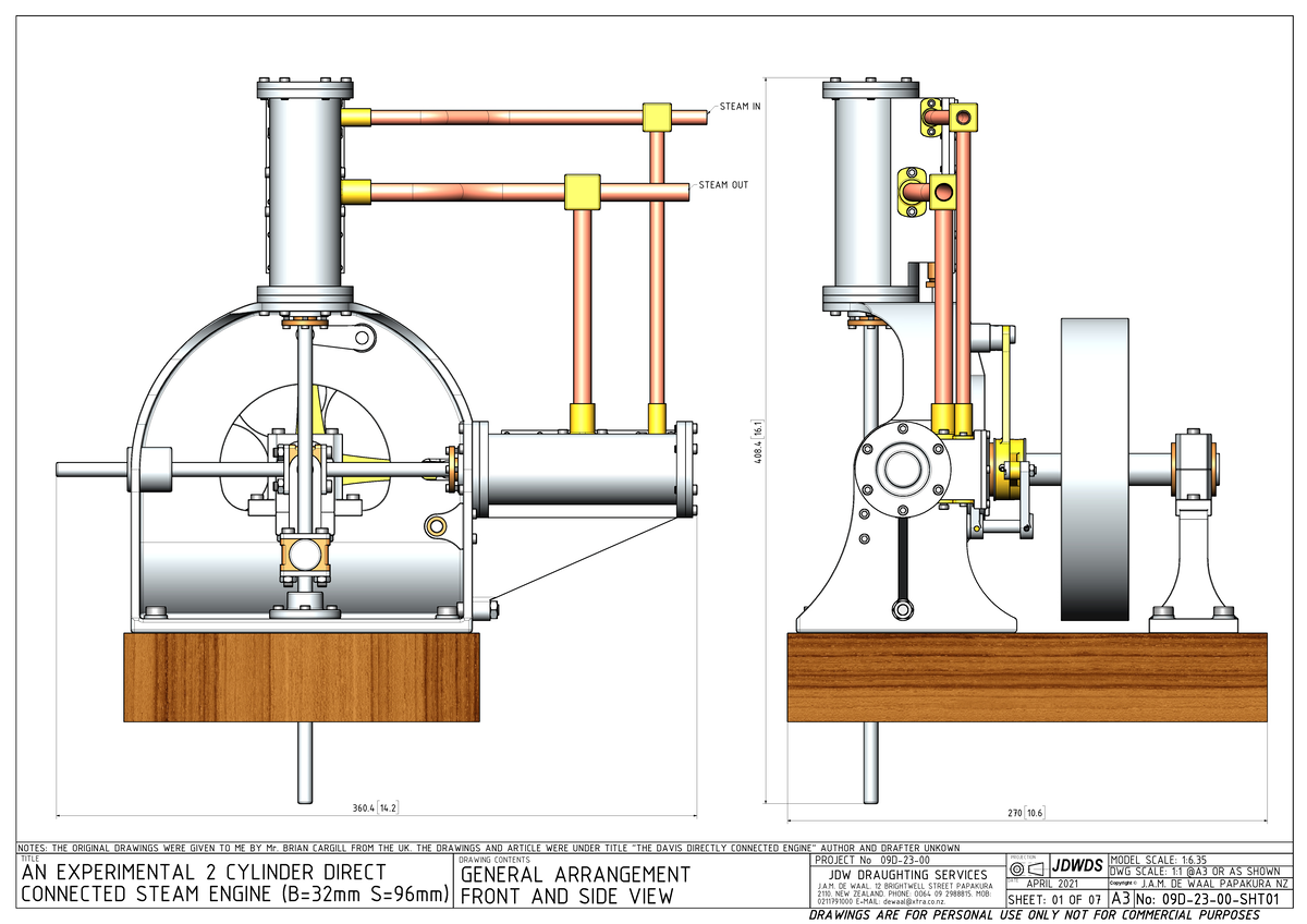 Grupo 1 Auto CAD - dibujos - JDWDS SHEET: 01 OF 07 JDW DRAUGHTING ...