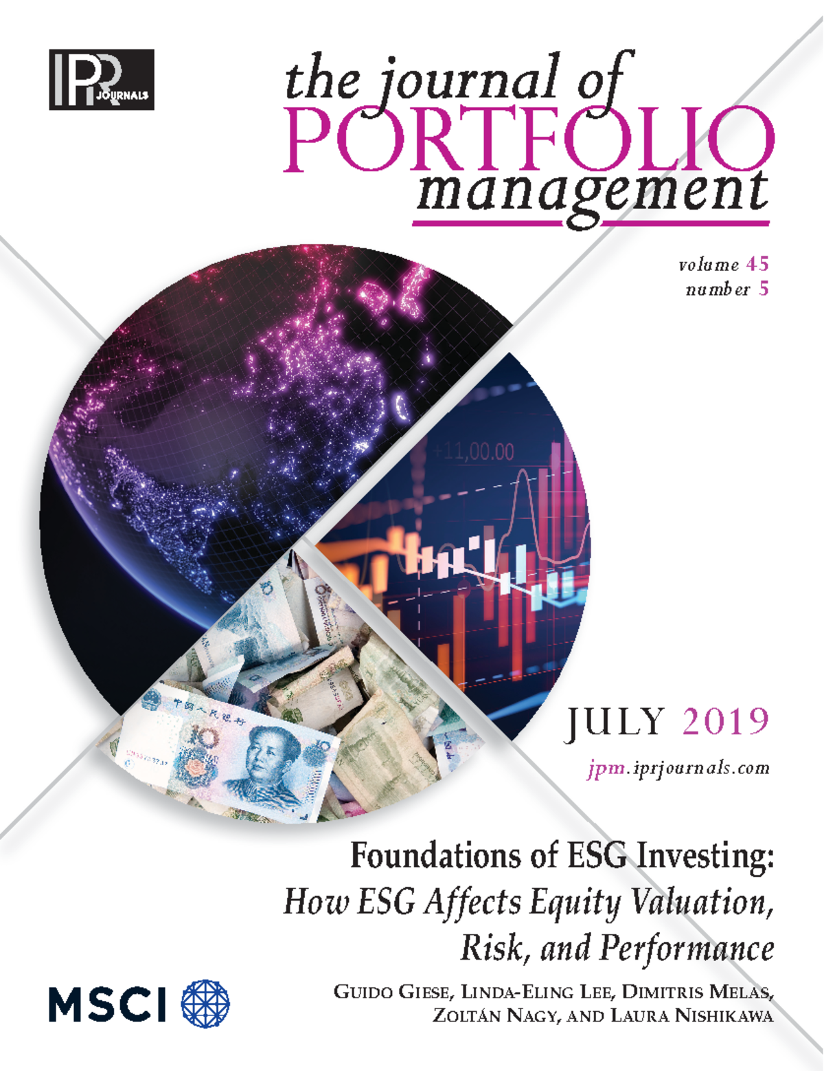 Foundations of ESG Investing Part 1 - JULY 2019 volume 45 number 5 jpm.iprjournals Foundations ...