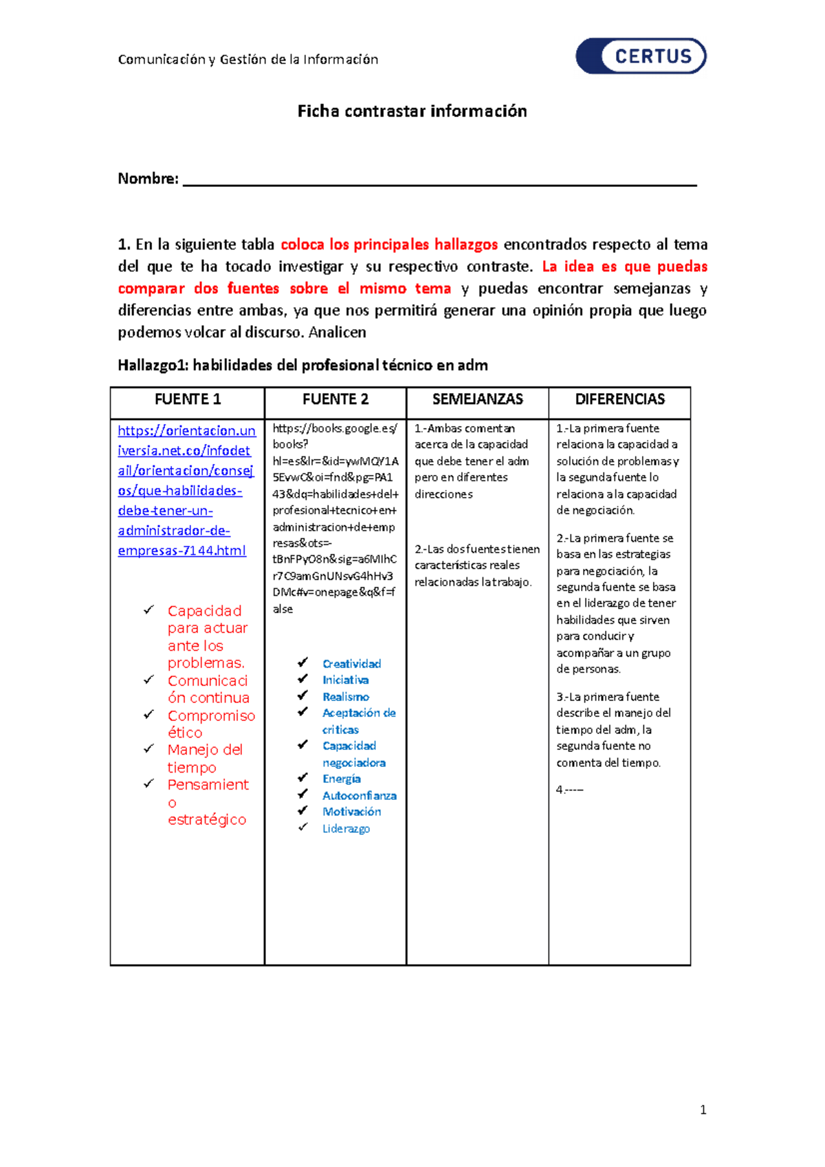 2 Ficha Contrastar información - Comunicación y Gestión de la ...