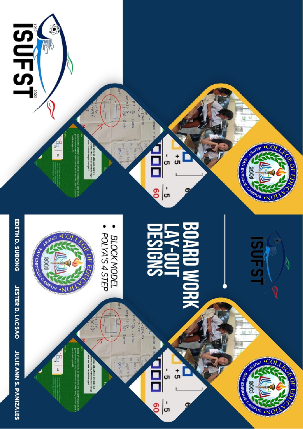 Board Work Lay out Design 1 - EGE OF EGE OF 2001 ENRIQUE ISUFST 2001 ...