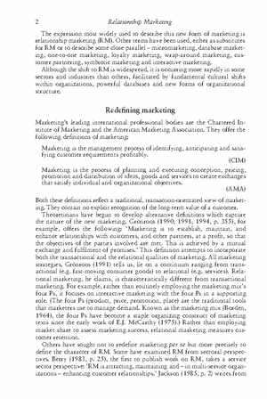 Reflection paper Manu Kalia - Database marketing Strategies: Reflection Paper Georgian College ...