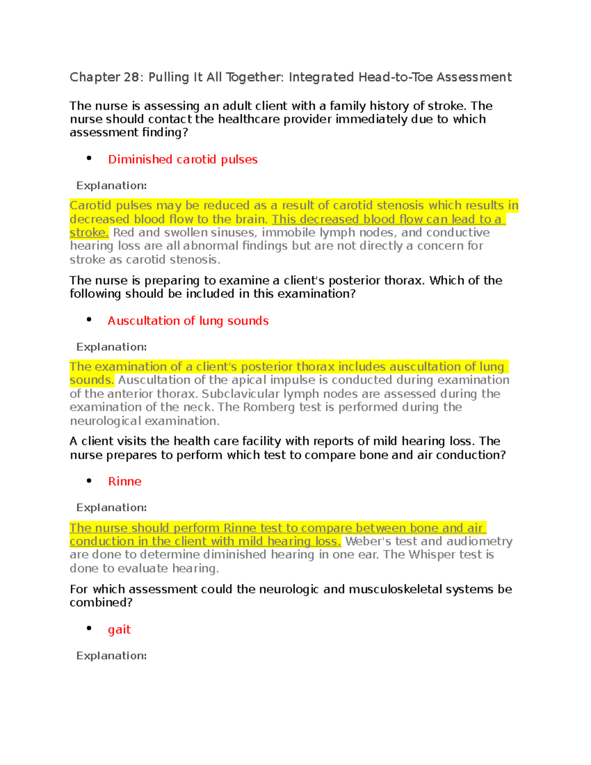 Chapter 28 - prepu - RNSG 1343 - STC - Studocu