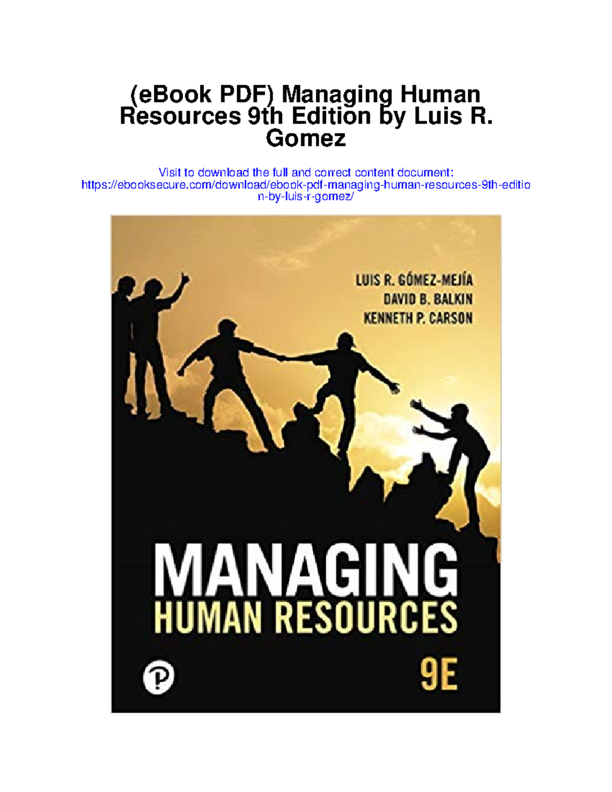 701776879 Full download ebook e Book PDF Managing Human Resources 9th ...