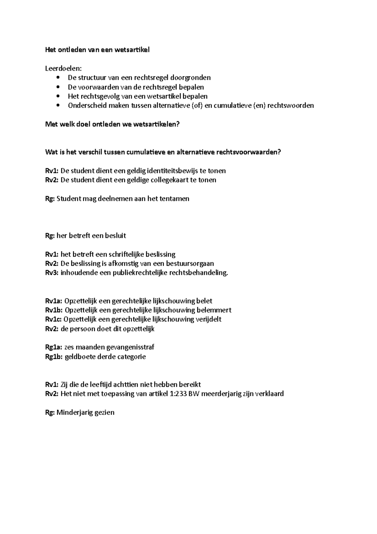 Het ontleden van een wetsartikel - Het ontleden van een wetsartikel ...