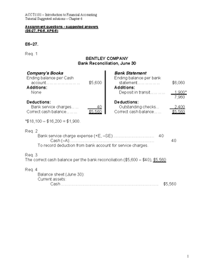 ACCT1101 Solution Chapter 12 - Assignment and Discussion Questions ...