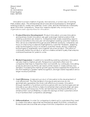 AVM1 Task 1 - passed - AVM1 Task Date: 6/22/ Program Mentor: Finas ...