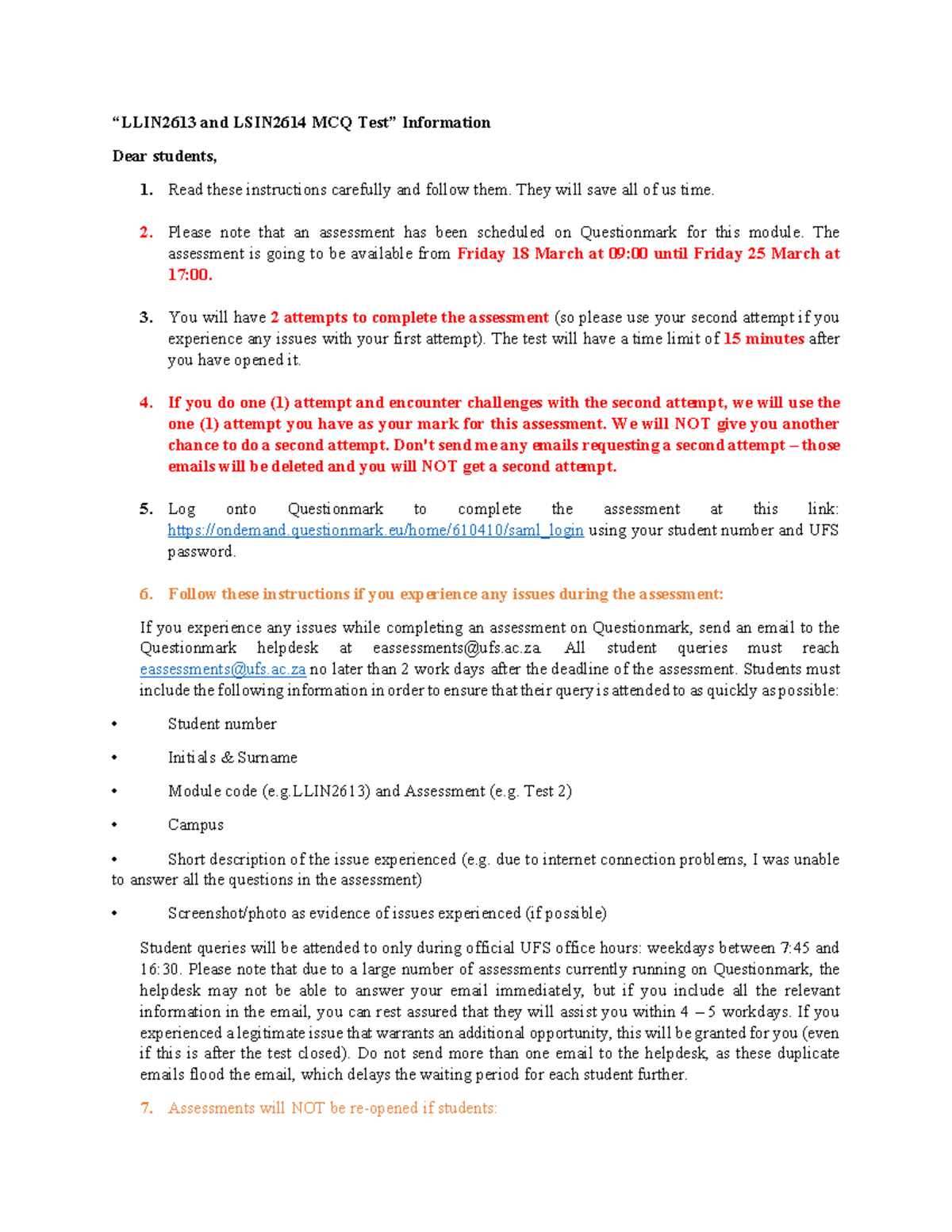 LLIN2613 and LSIN2614 MCQ Test Info 2022 - “LLIN2613 and LSIN2614 MCQ ...
