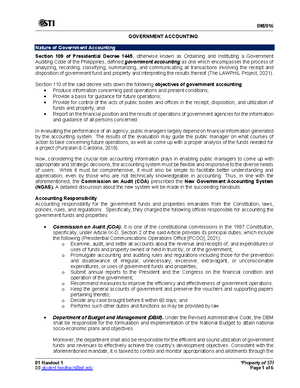 Jenga - BS Accountancy - Studocu