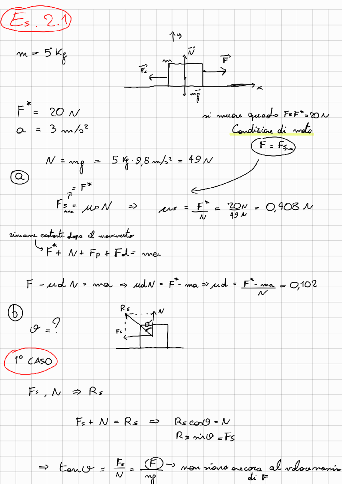 Esercizi di Dinamica - Fisica 1 - Studocu
