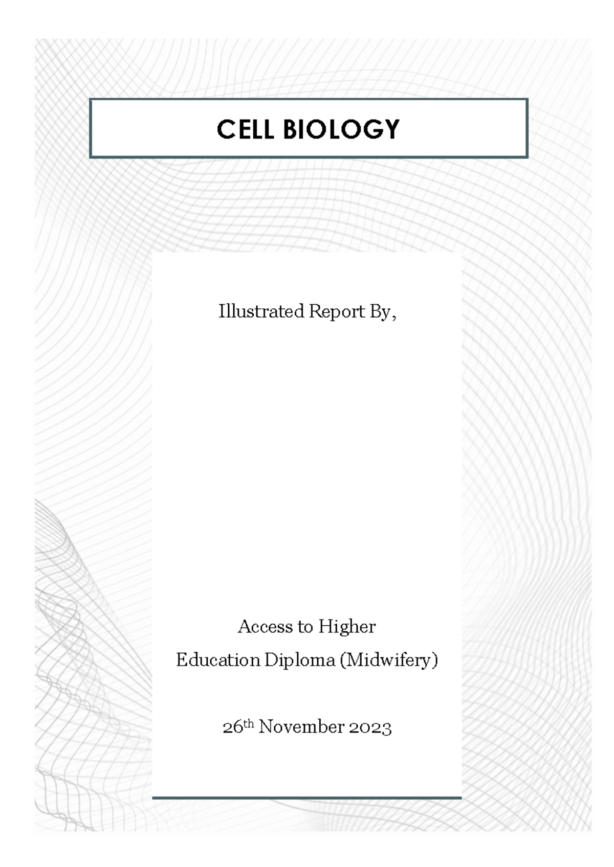 Updated Course - Unit 5 - The Structure & Function of Cells - CELL ...