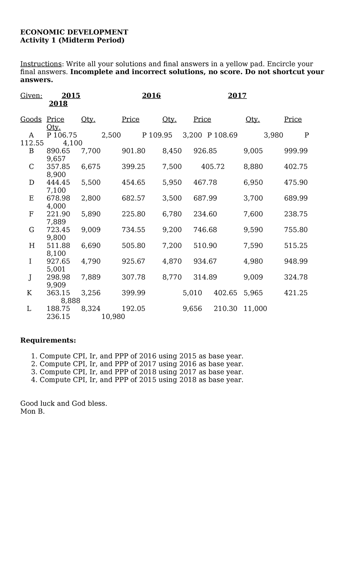 Activity-1-midterm - ECONOMIC DEVELOPMENT Activity 1 (Midterm Period ...