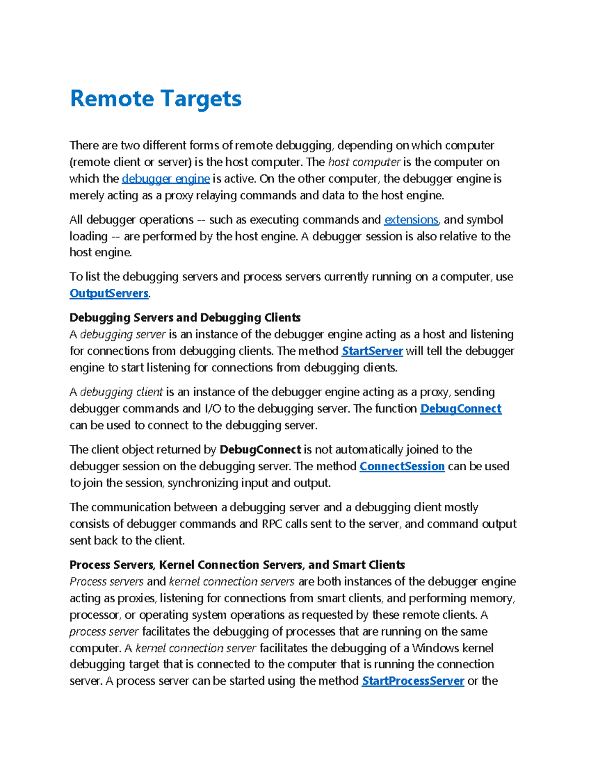 Document 34 - Bob - Remote Targets There are two different forms of ...