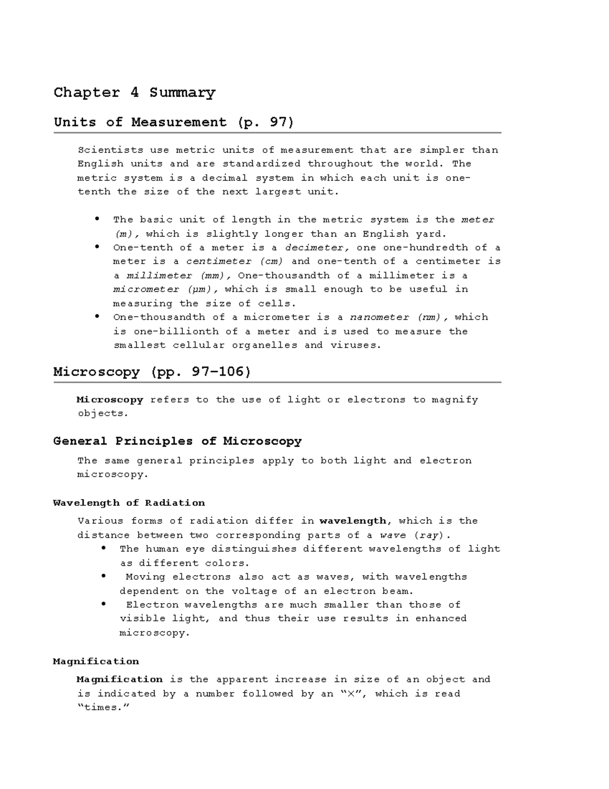 Chapter 04 - Summary - Harris Carter - Chapter 4 Summary Units of ...