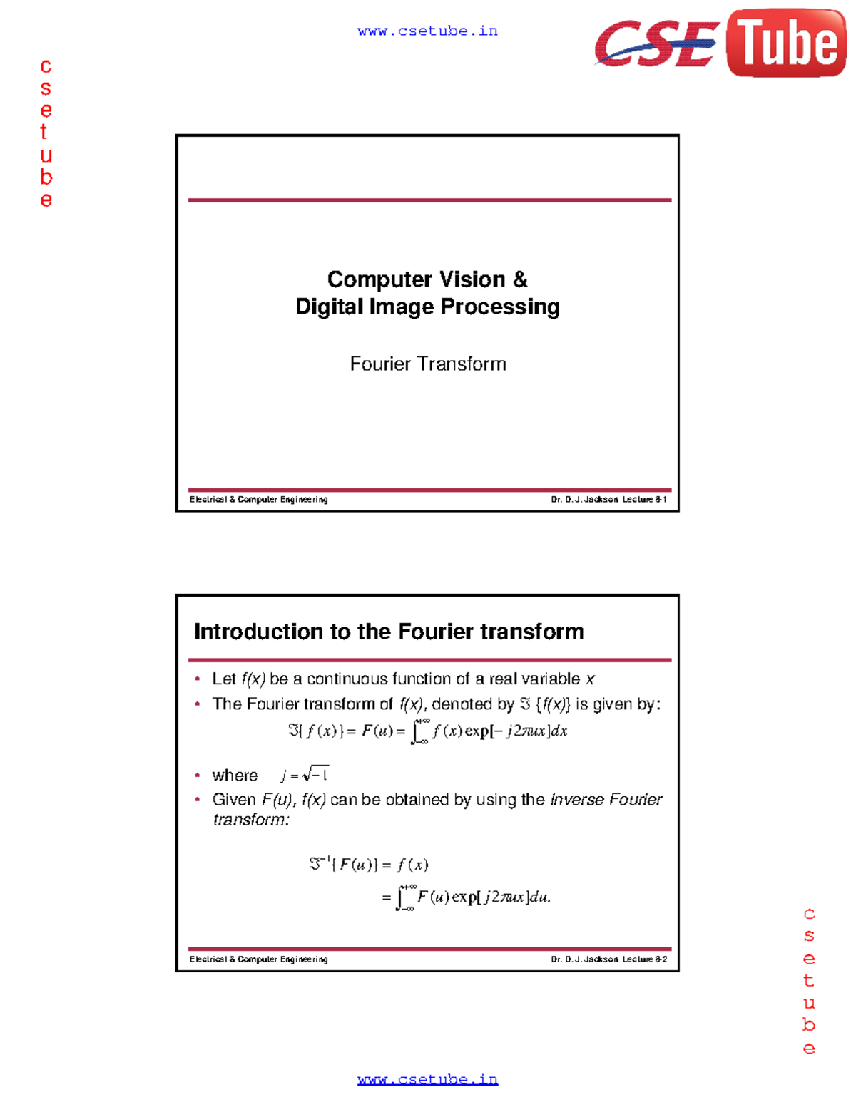 LECT08-2 - CSE TUBE - Notes - csetube Electrical & Computer Engineering ...