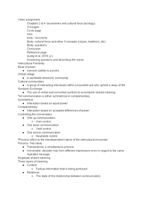 cultural interview essay sample - Student COMM 3280 Professor Supplee ...