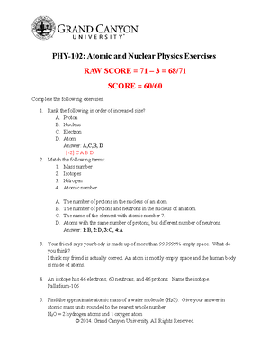 Fluid and Thermal Physics Exercises - PHY-102: Fluid and Thermal ...