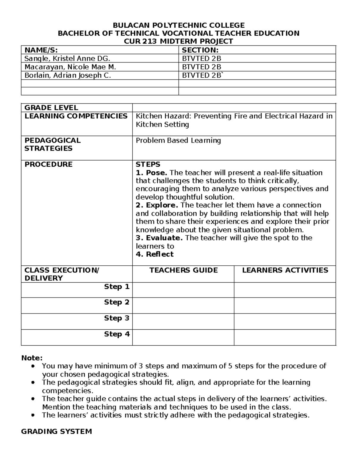 CUR213- Midterm- Project- Template - BULACAN POLYTECHNIC COLLEGE ...