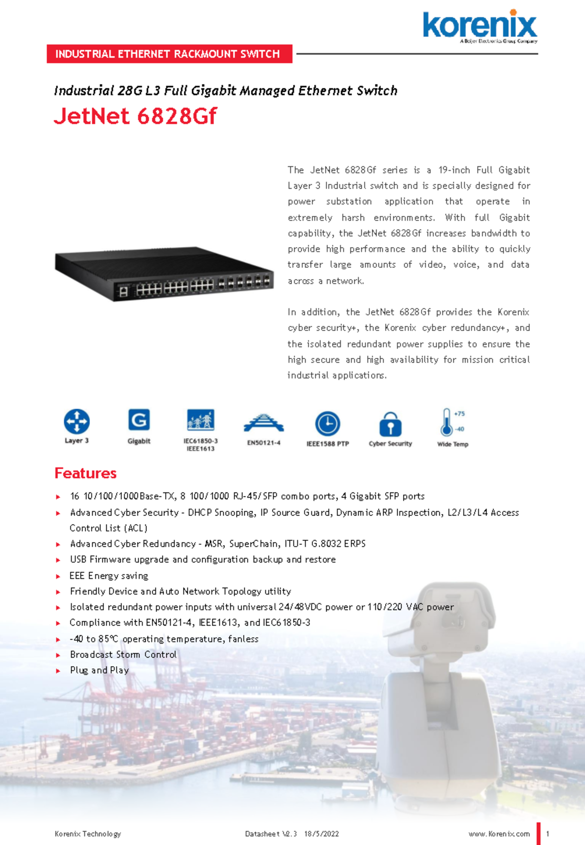 DS Jet Net 6828Gf V2 - Korenix.comwww.Korenix Industrial 28G L3 Full ...