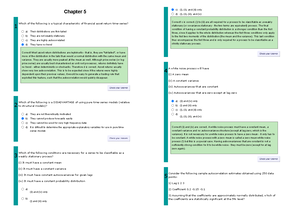 Correlation and Basic Regression Methods in Financial Econometrics - Studocu
