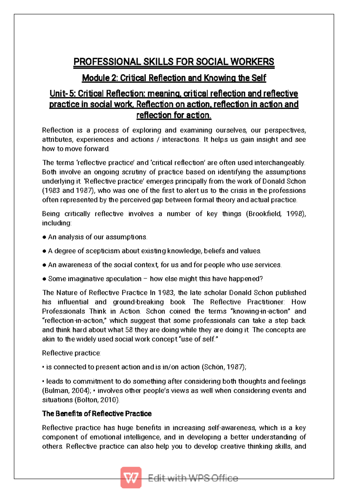 Professional Skills FOR Social Workers- jaison sir - PROFESSIONAL ...