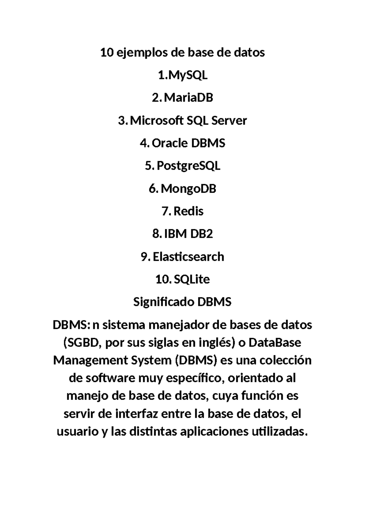 10 ejemplos de base de datos - Tecnología Educativa - 10 ejemplos de ...