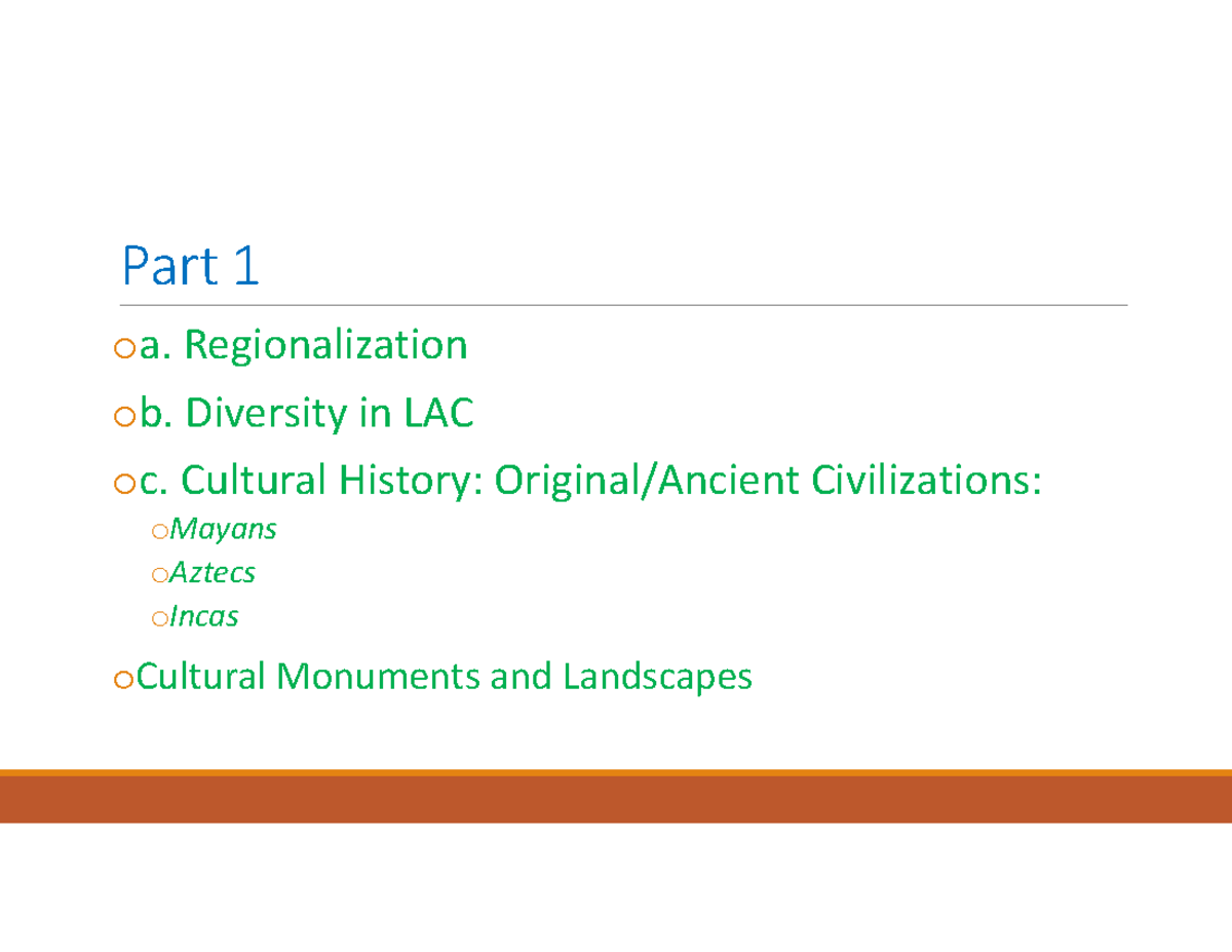 Unit 3 PDF - Lecture notes to GEOG 1000 - Part 1 oa. Regionalization ob ...