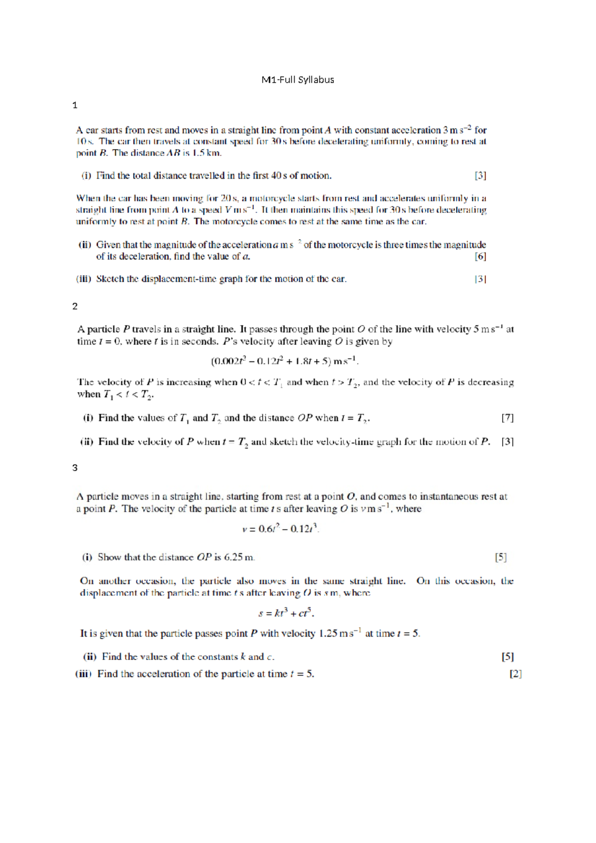 M1-Full Syllabus - A level psychology - M1-Full Syllabus 1 2 - Studocu