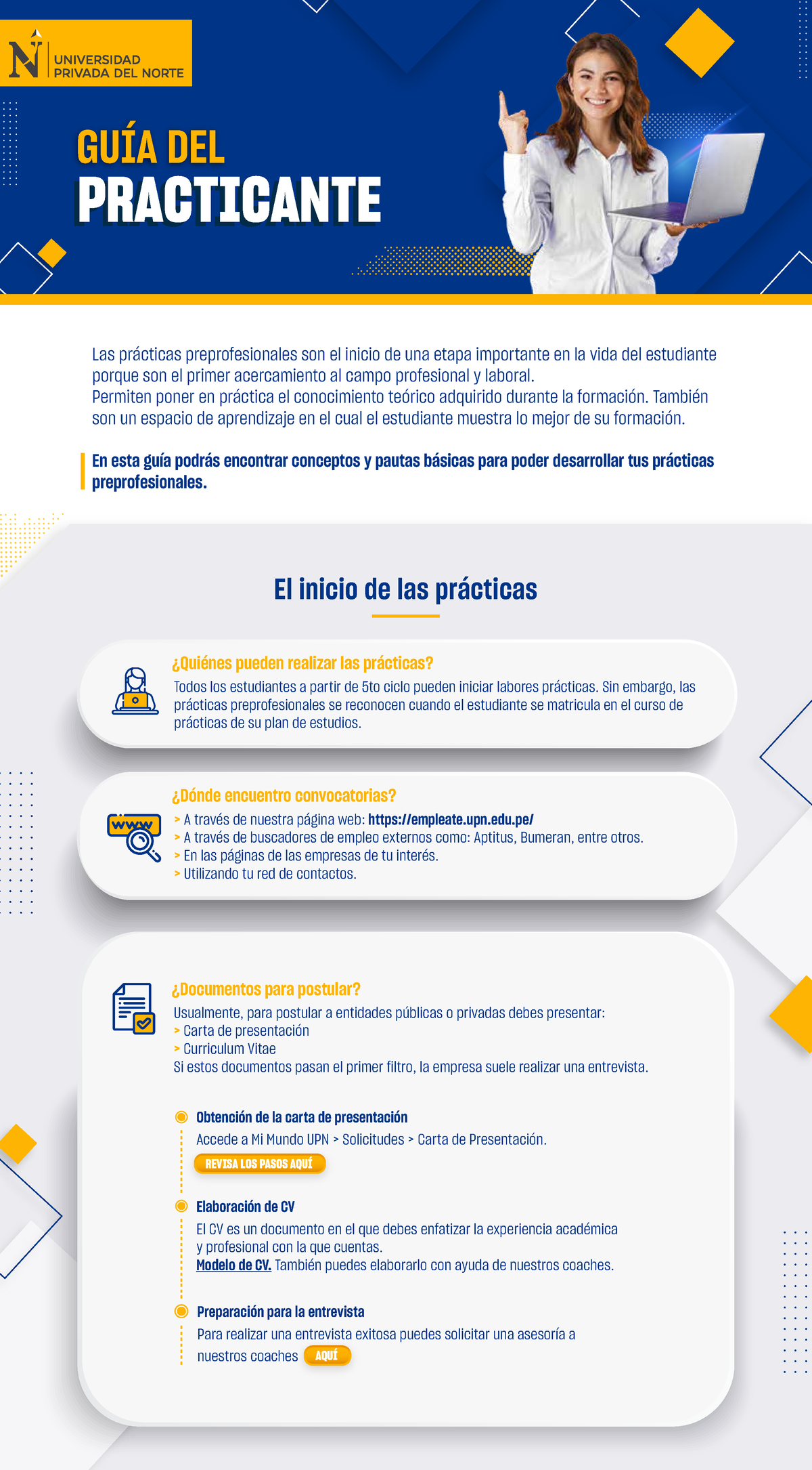 GUIA DEL Practicante - es una guia - Las prácticas preprofesionales son ...