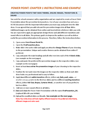 CH7 Instructions-2 - CH Instructions - EXCEL: CHAPTER 7 INSTRUCTIONS ...
