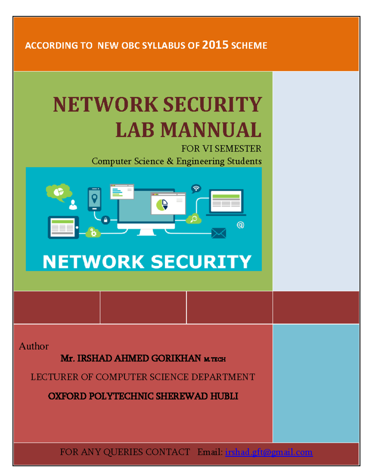 Toaz - Lab manual - NETWORK SECURITY LAB MANNUAL BY Mr. IRSHAD AHMED ...