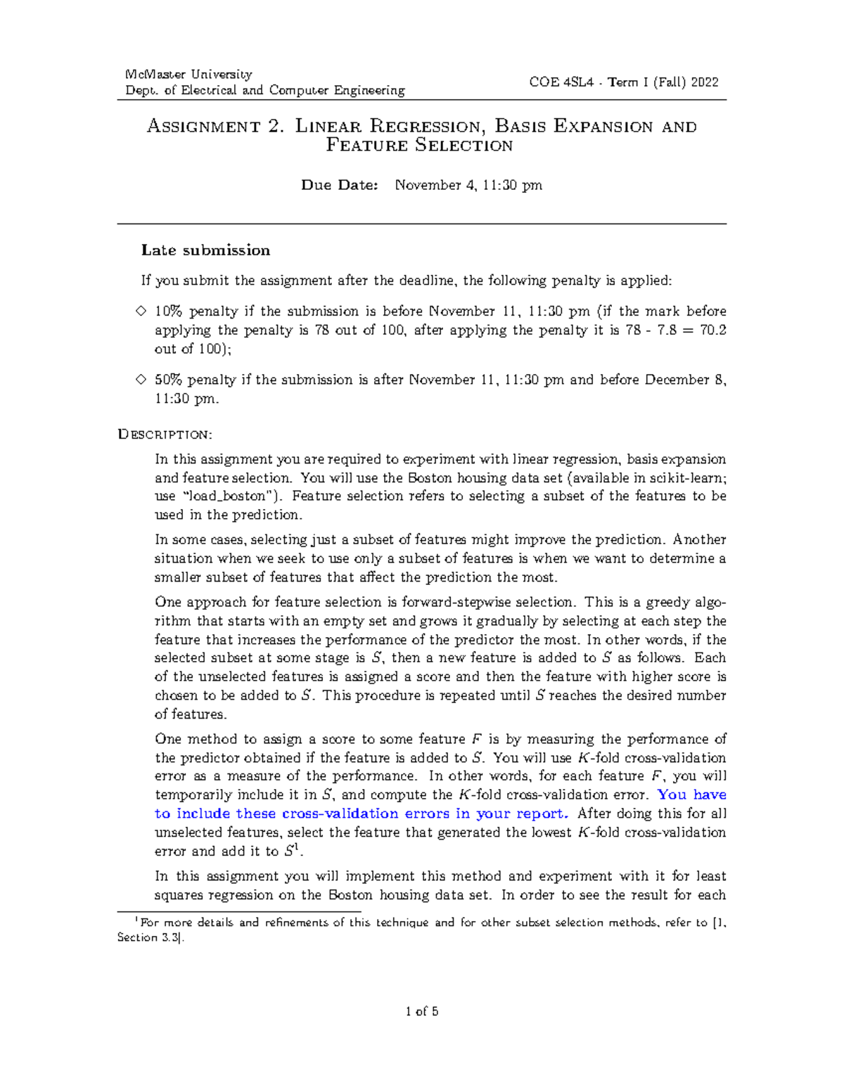 A2 2022 - Assignment 2 - Dept. of Electrical and Computer Engineering ...