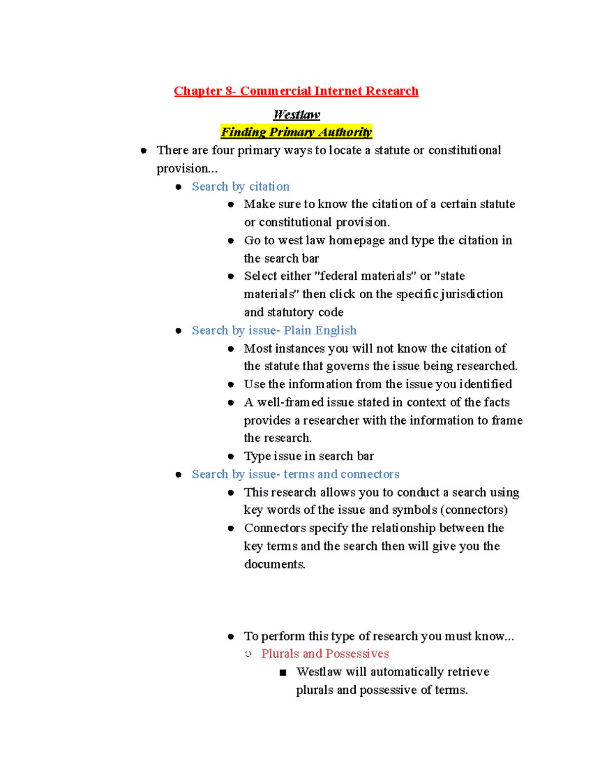 Chapter 8- Commercial Internet Research - Chapter 8- Commercial ...