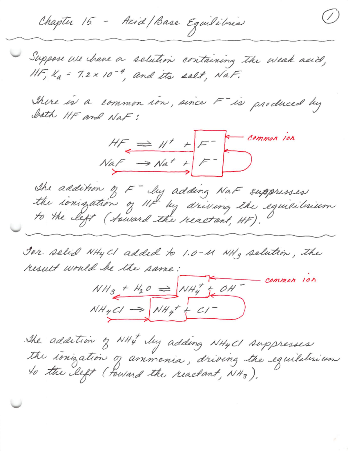 Chapter 15 Notes, CHEM 106, S21 - Chem 106 - Studocu