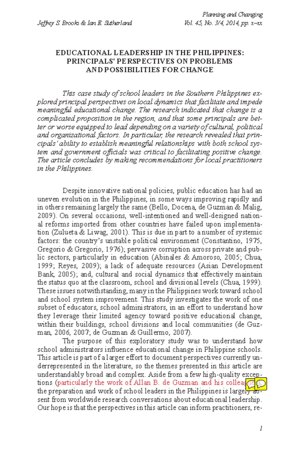 Educational Leadership in the Philippine - Educational lEadErship in ...
