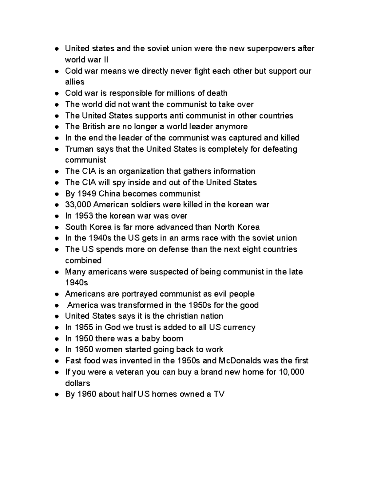 United states and the soviet union were the new superpowers after world ...