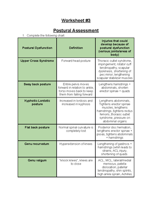 CATA 263 Worksheet # 1 - Worksheet RANGE OF MOTION, FLEXIBILITY, MANUAL ...