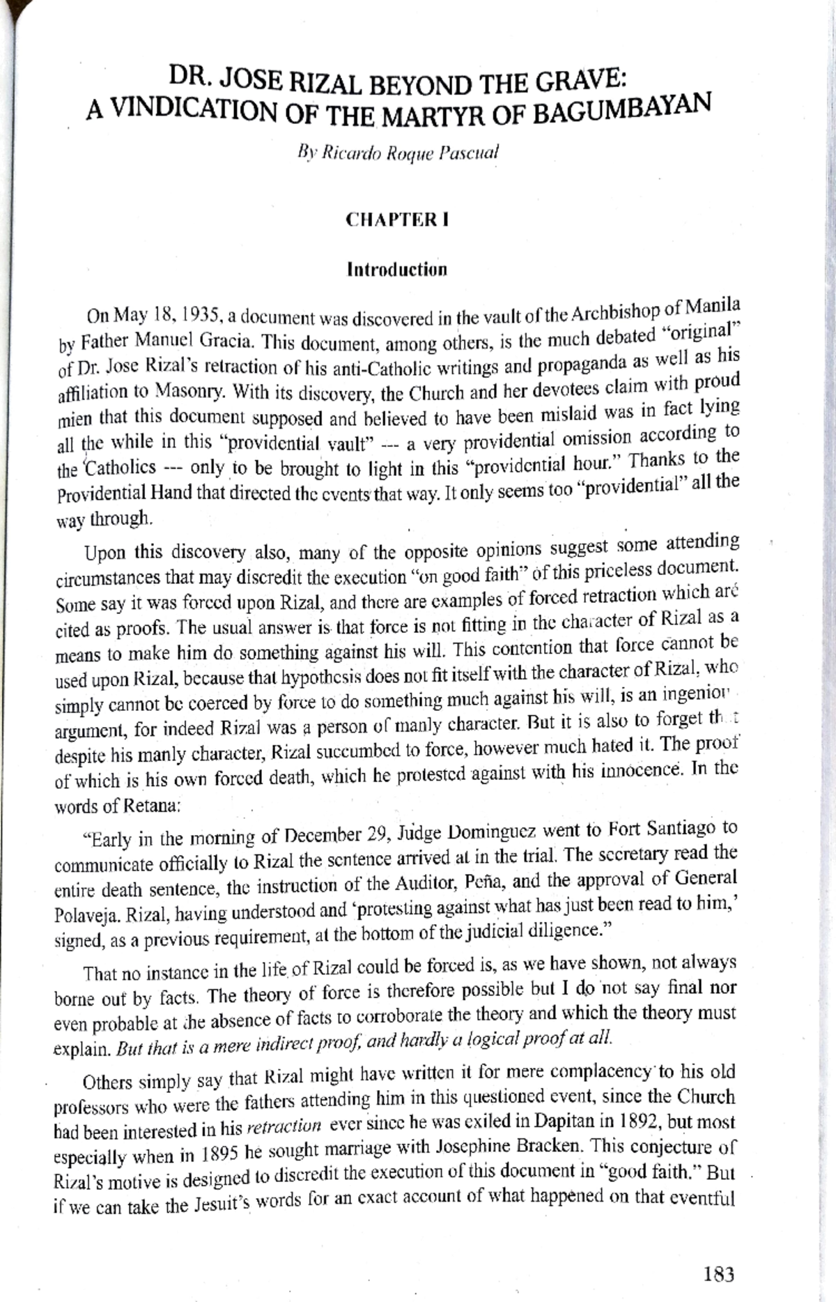 Dr. Jose Rizal Beyond the Grave - ####### DR. JOSE RIZAL BEYOND THE ...