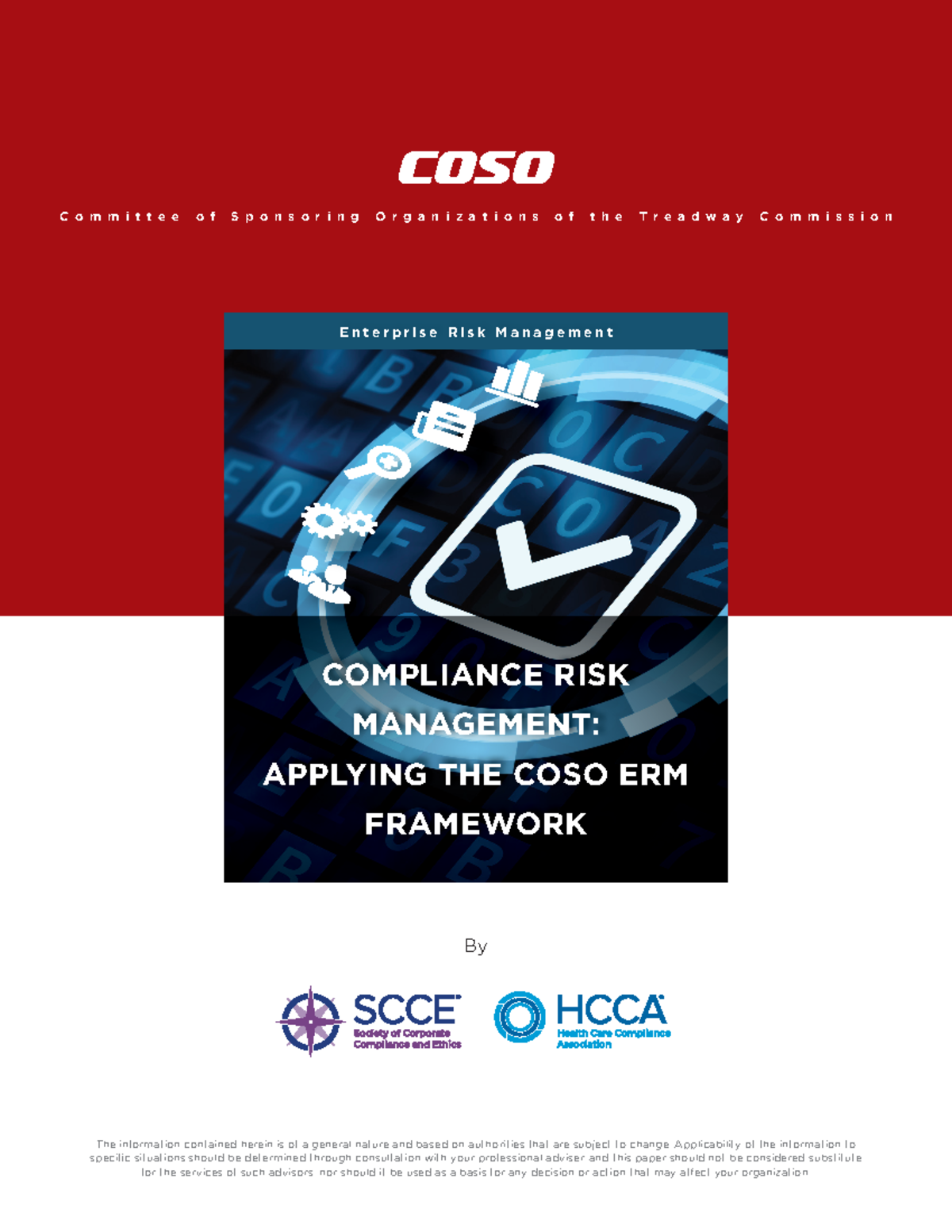 Compliance Risk Management Applying the COSO ERM Framework - C o m m i ...