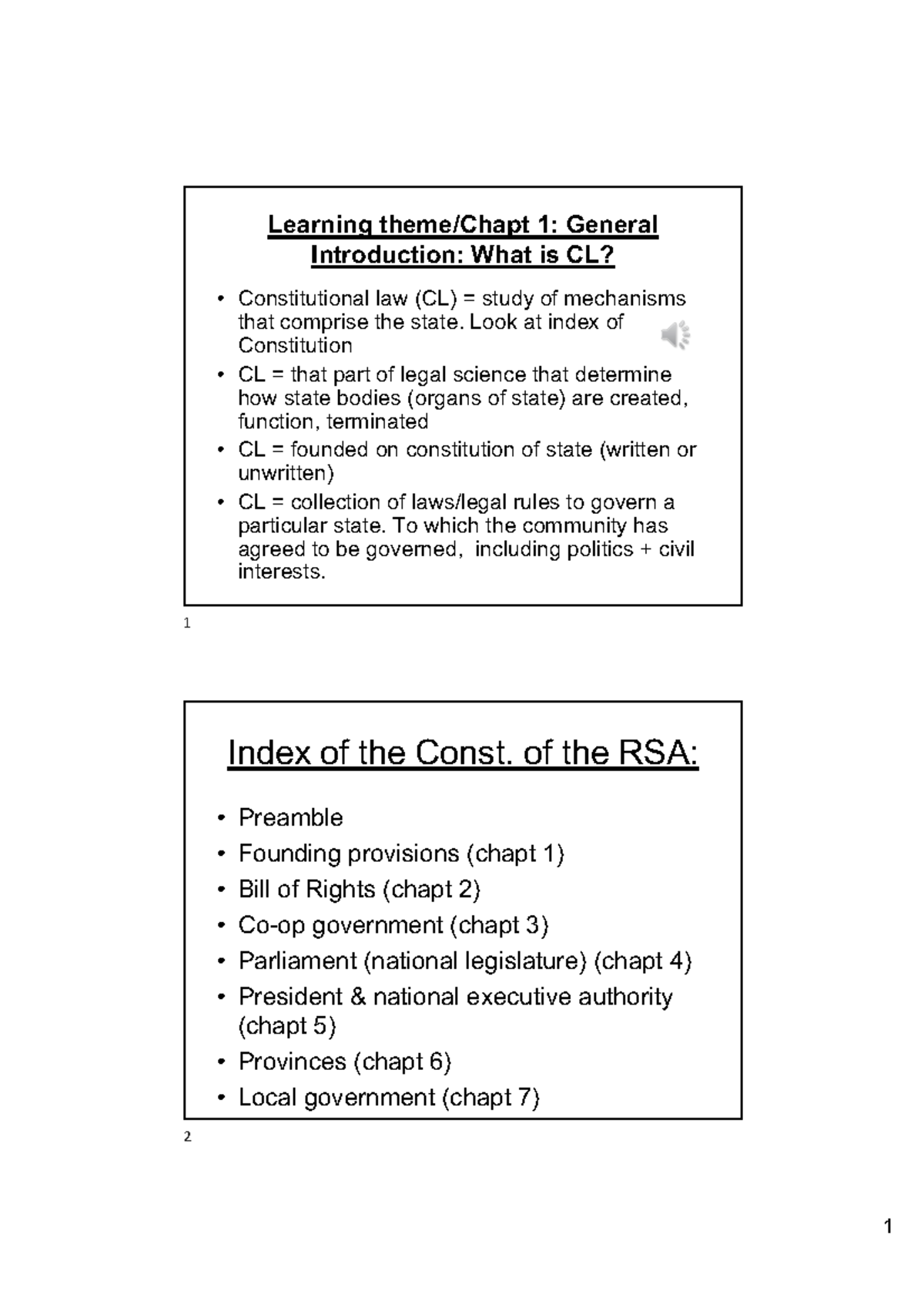 Week 1 - Slides - Lecture notes 1 - Learning theme/Chapt 1: General ...