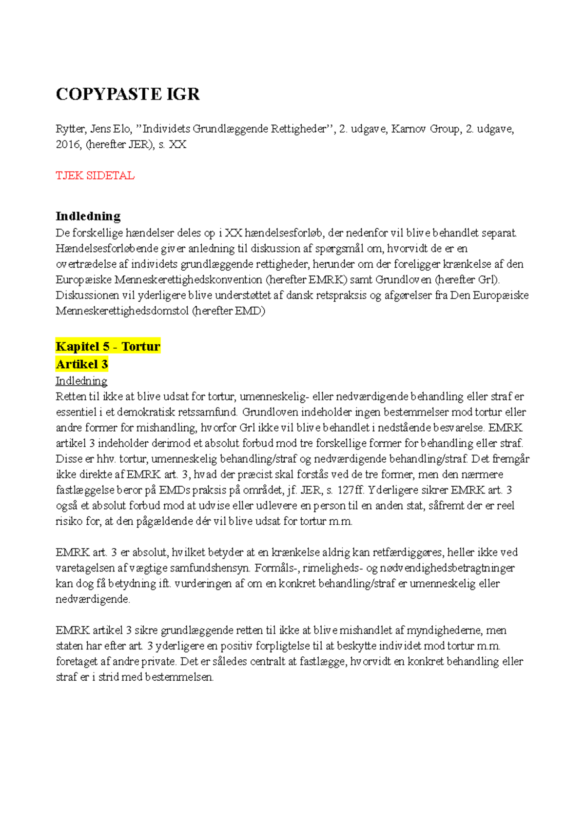 Copypaste IGR - COPYPASTE IGR Rytter, Jens Elo, ’’Individets ...