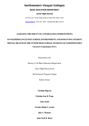 Queuing-System-Documents - Kalibo, Aklan Bachelor of Science in ...