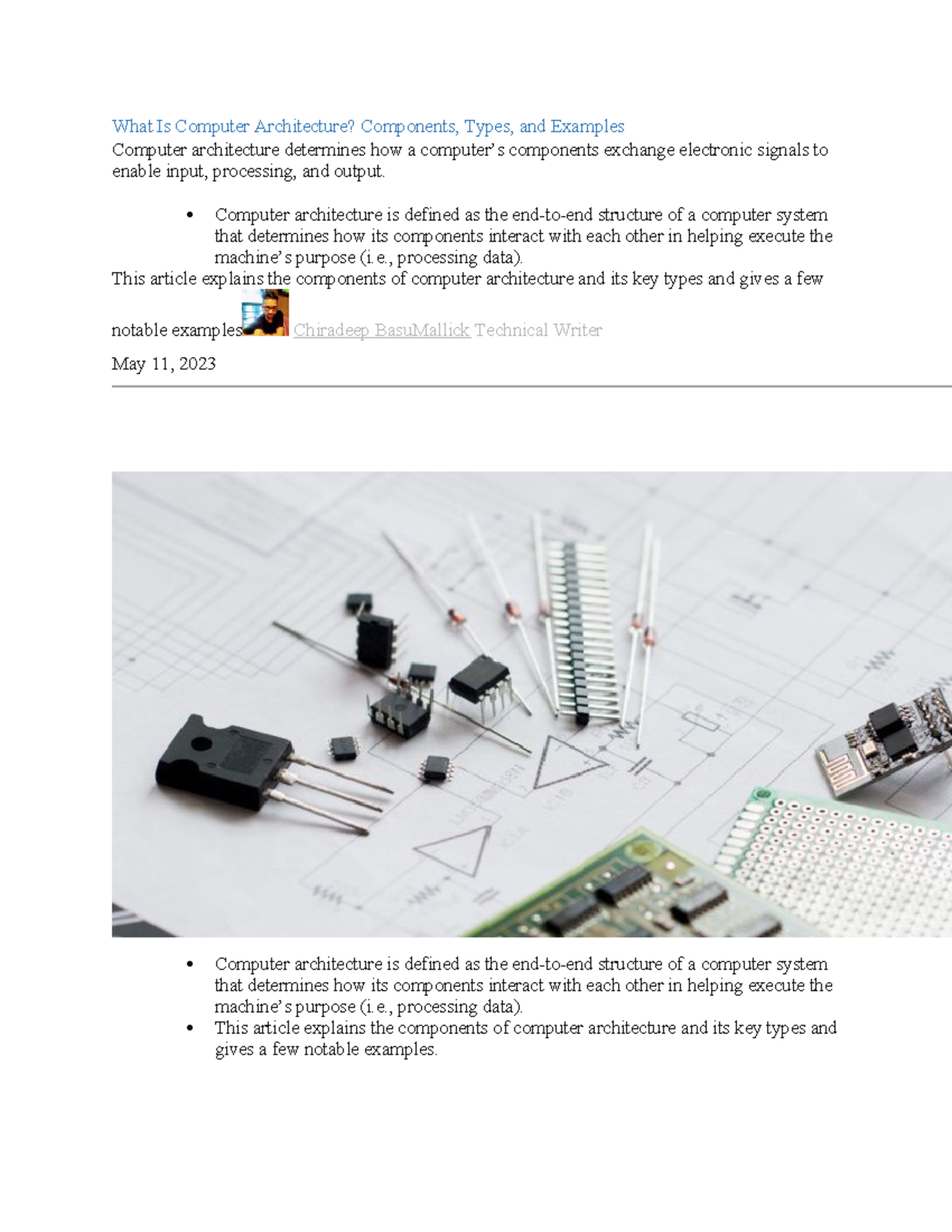 Principal of architecture - What Is Computer Architecture? Components, Types, and Examples ...