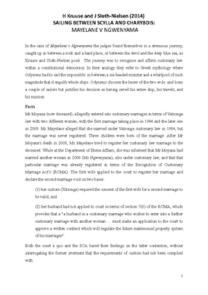 Shilubana v Nwamitwa - case summary - CONSTITUTIONAL COURT OF SOUTH ...